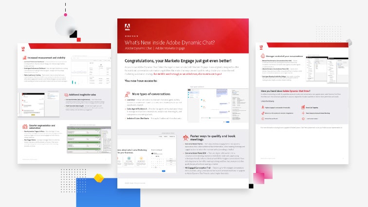 Adobe Dynamic Chat Select