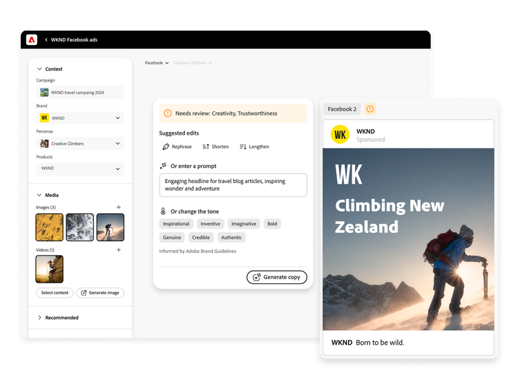 Social Media Content | Adobe GenStudio