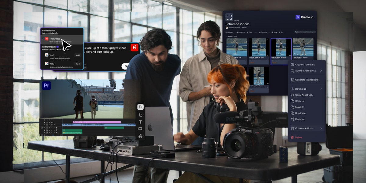 Adobe elevates video workflows with an AI-powered production platform
