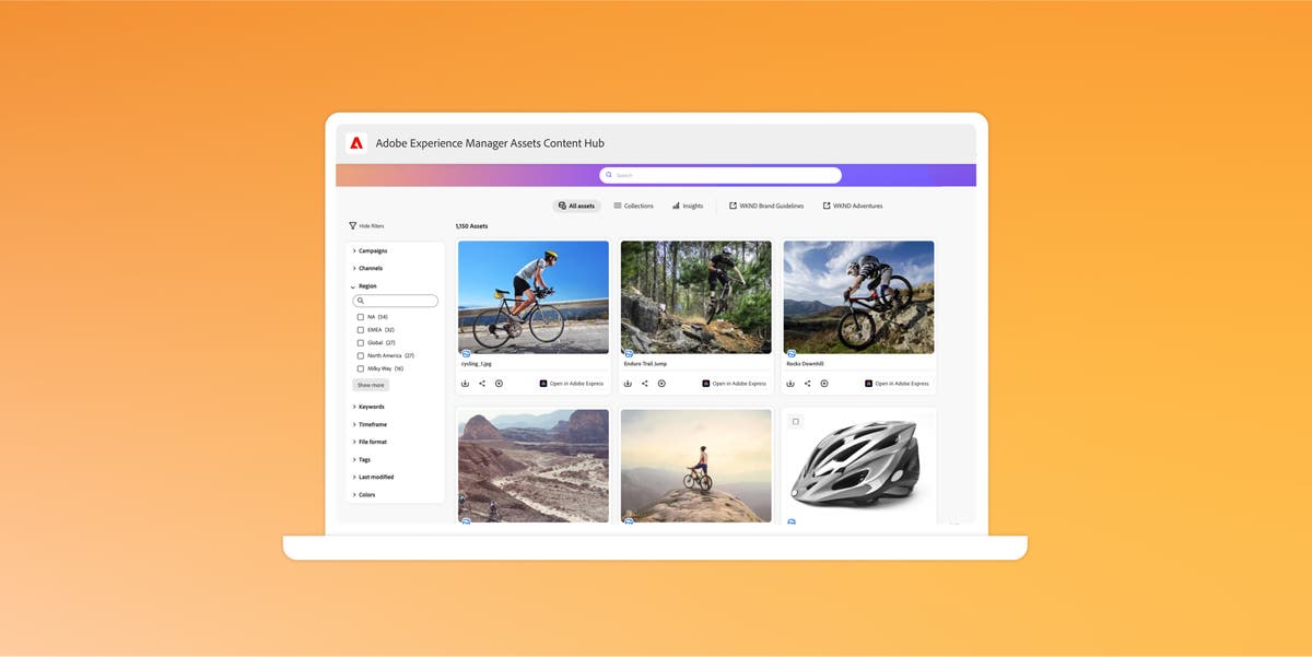 Activate content faster with Content Hub in Experience Manager Assets