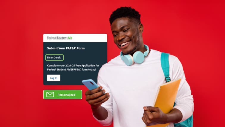 Federal Student Aid delivers personalized service to 40M borrowers.