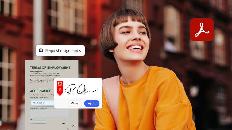 Firma archivos PDF en línea y recopila firmas electrónicas | Acrobat ...