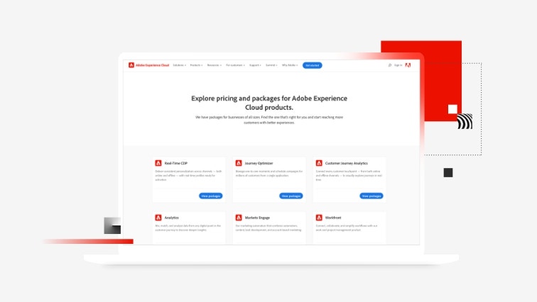 Adobe Experience Cloud Product Pricing and Packaging