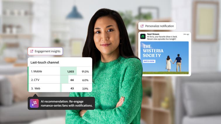 Soluzioni Adobe per media e intrattenimento