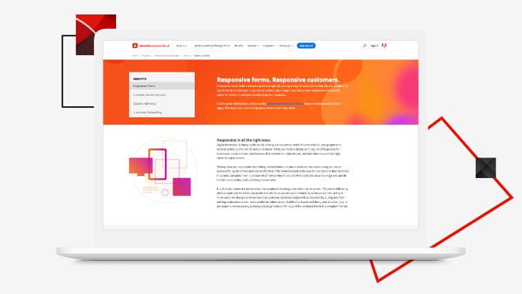 Responsive forms boost engagement with Experience Manager