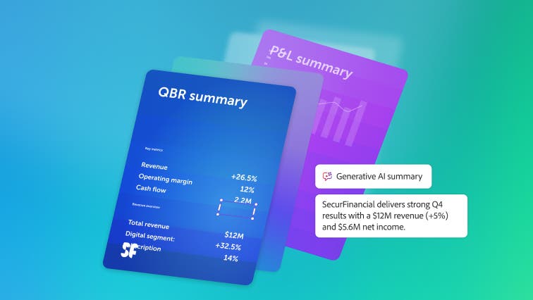 Acrobat Studio for Finance | Turn Strategy into Actionable Insights