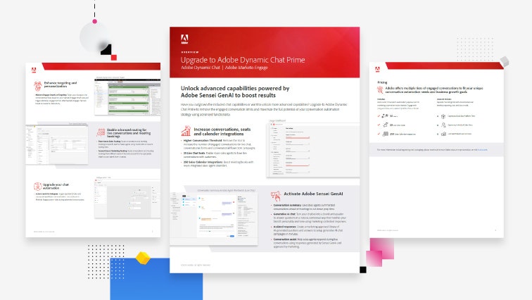 Upgrade to Adobe Dynamic Chat Prime