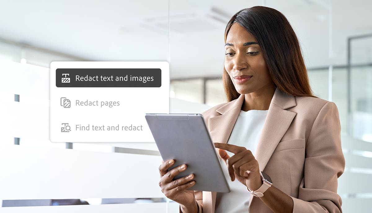Protect, Redact, and Securely Share with Adobe Acrobat