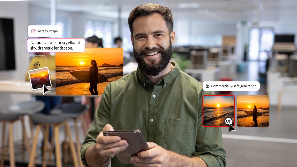 Explore Adobe Firefly generative AI for business